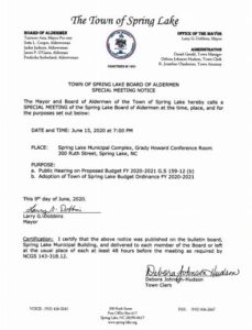 | Town of Spring Lake : Town of Spring Lake