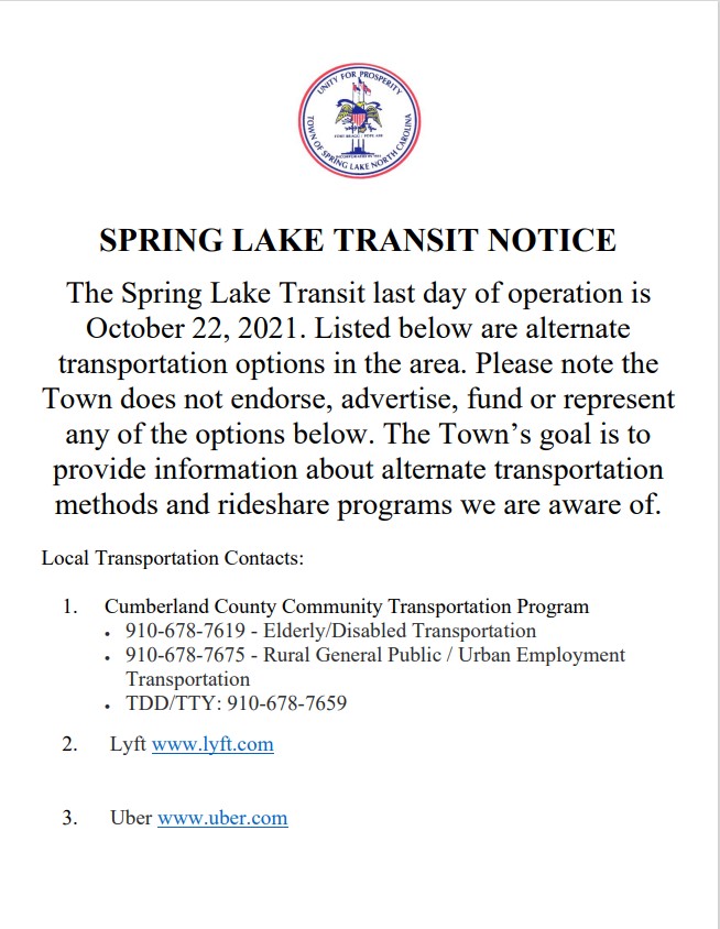 | Town of Spring Lake : Town of Spring Lake