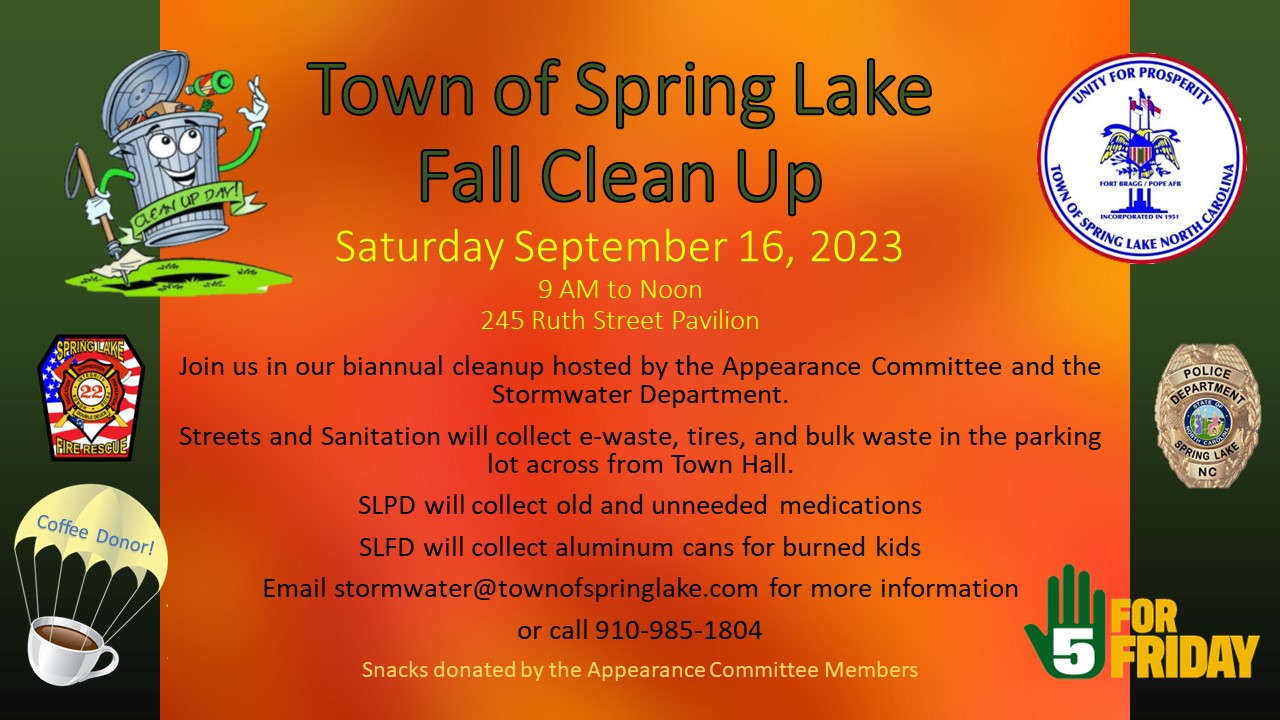 Get Ready for this Year's Fall Cleanup! | Town of Spring Lake : Town of ...