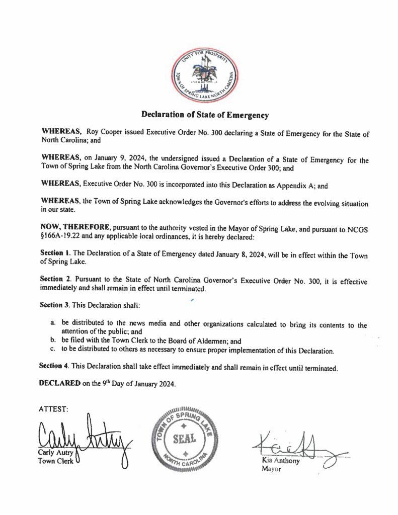 | Town of Spring Lake : Town of Spring Lake